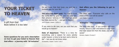 “Heaven’s Boarding Pass” – Daily Encouragement